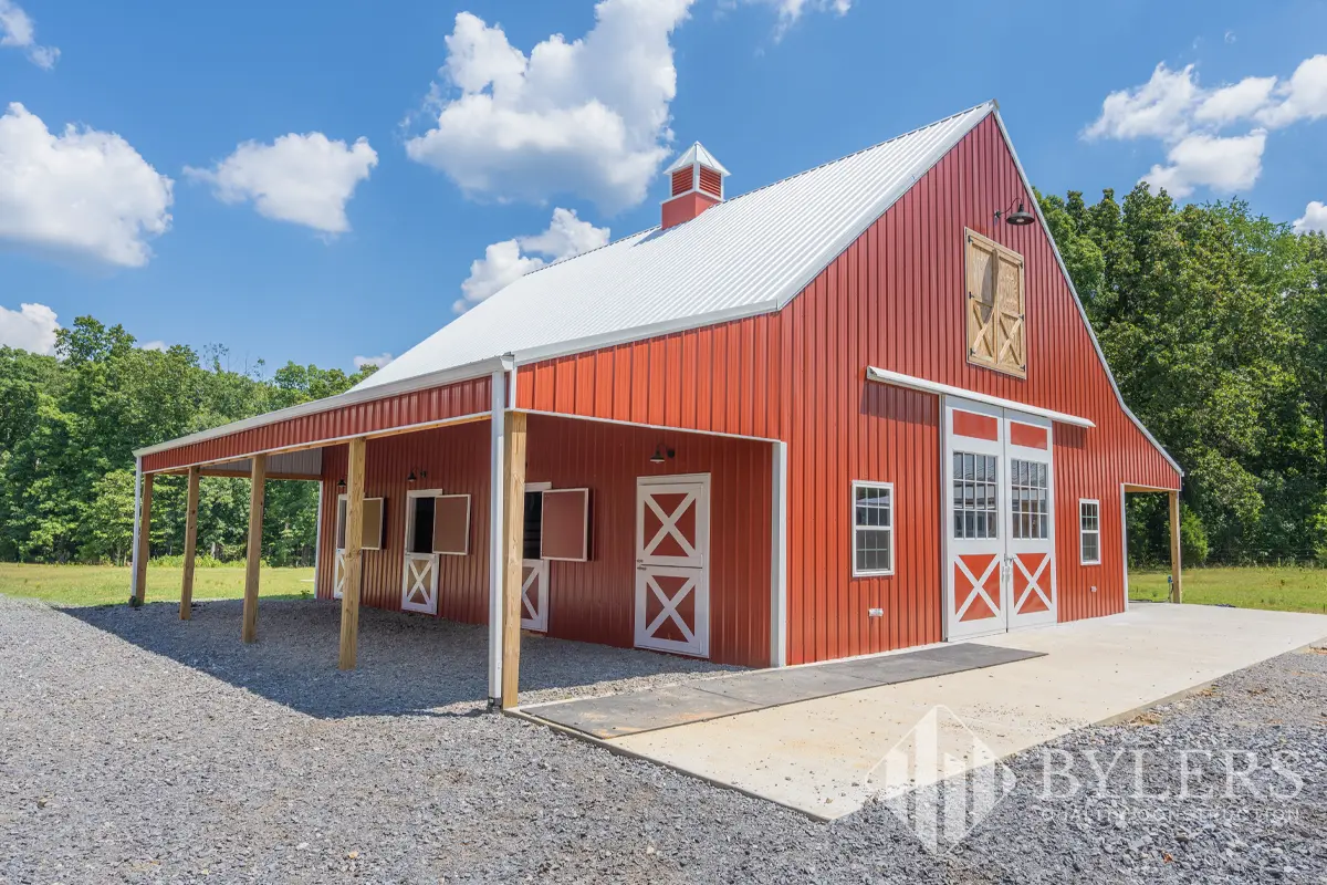 Red Acres Equestrian Barn - Bylers Quality Construction